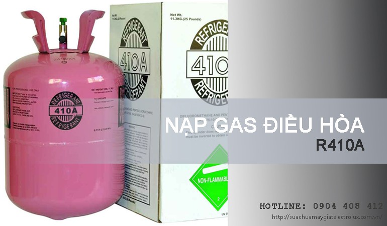 Nạp gas điều hòa R410A tại Hà Nội - Gas xịn, giá rẻ, có bảo hành